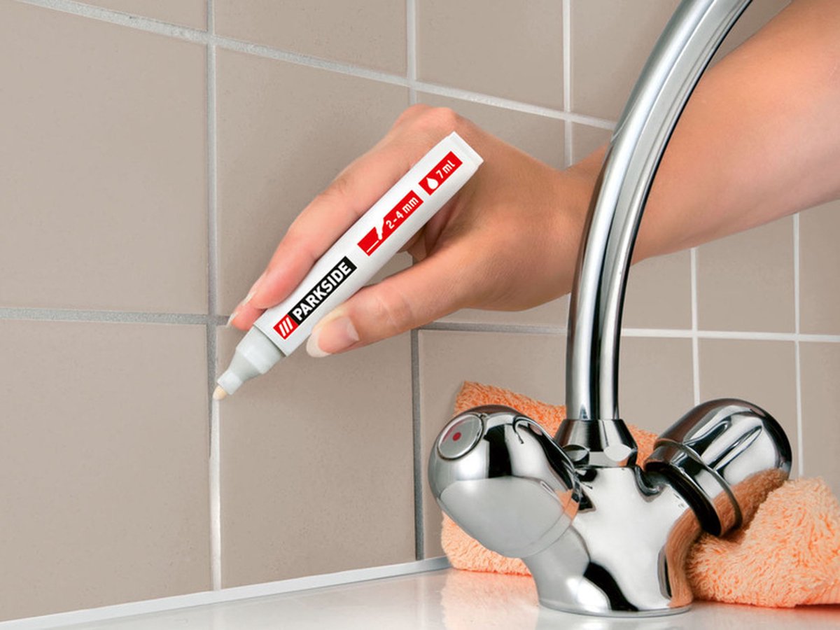 Parkside Grout Marker Wit - Grout Pen - Grout Marker - Grout Paint ...