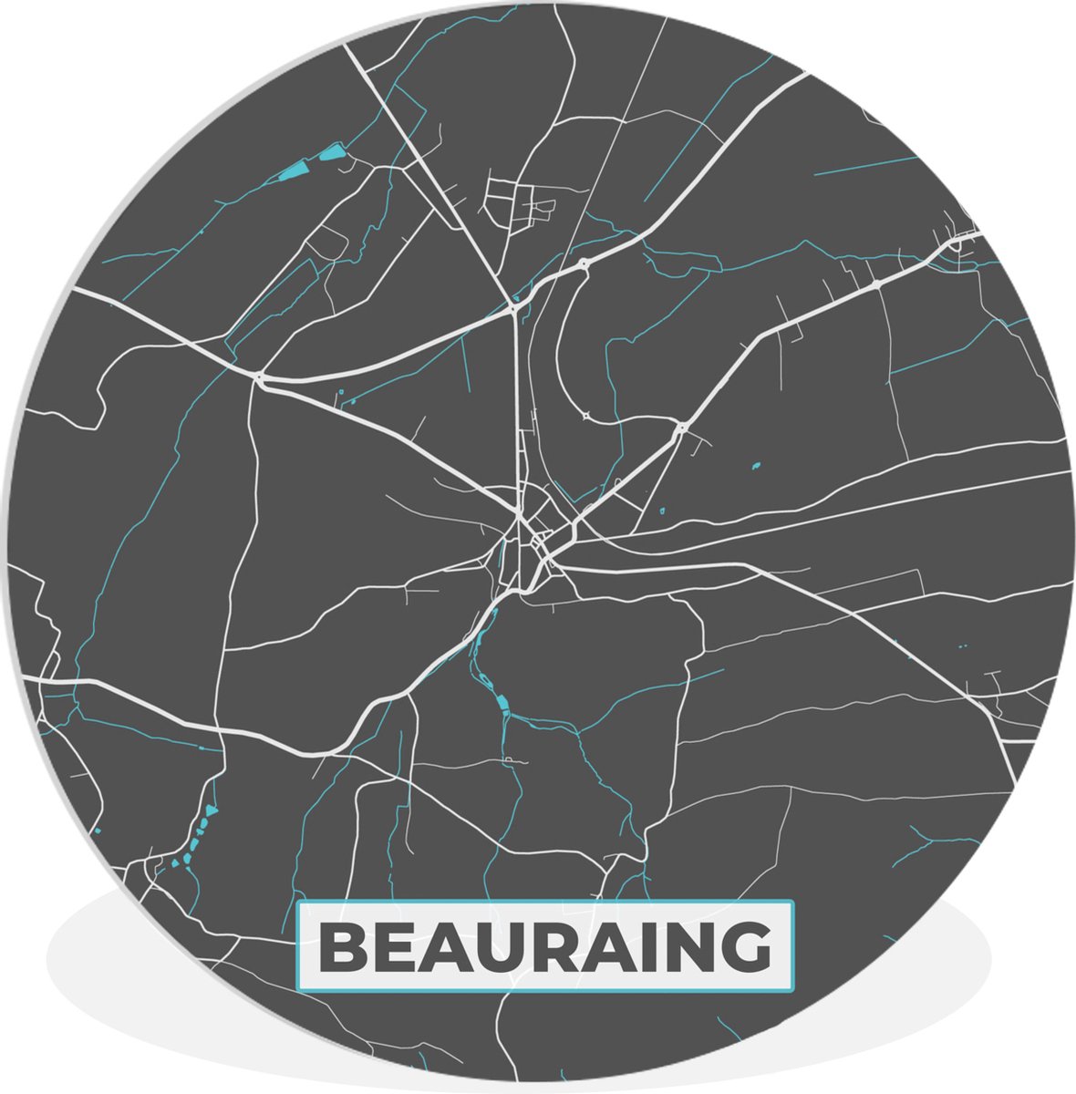 Wall Circle - Wall Circle Inside - België - Beauraing - City Map - Map ...