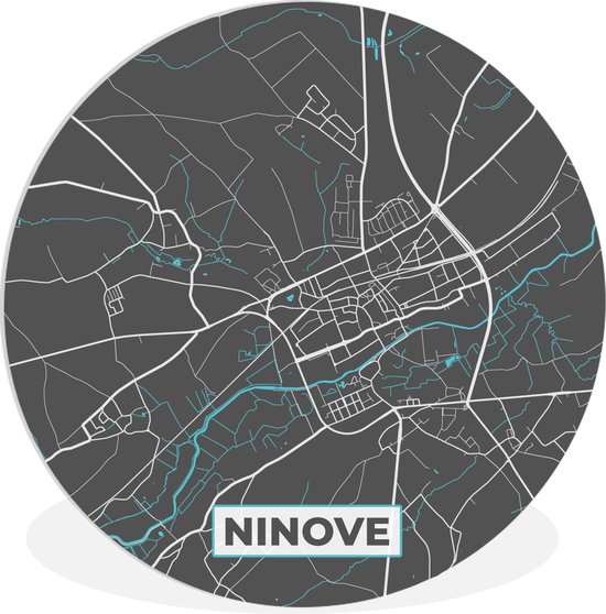 Wall Circle - Wall Circle Inside - België - Ninove - City Map - Map ...