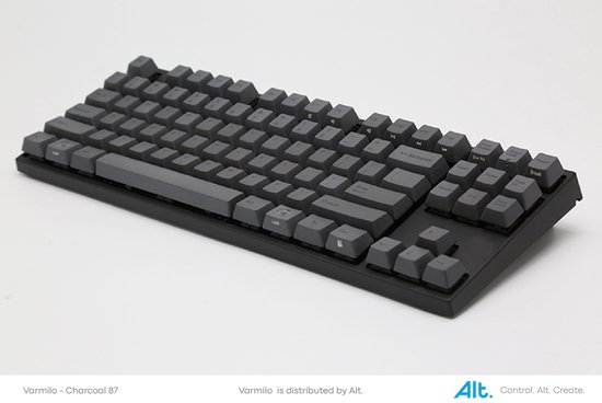 Varmilo VEA87 Charcoal (TKL) - Mechanical Keyboard - MX Brown Switches ...