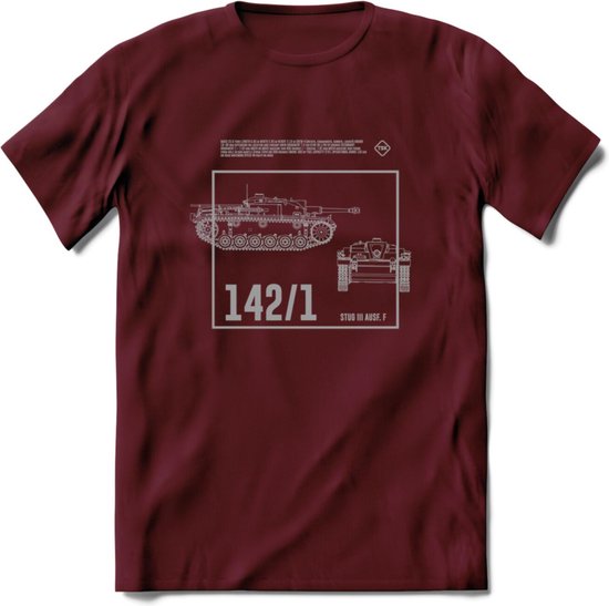 Stug 3 Tank Destroyer leger T-Shirt | Unisex Army Tank Kleding | Dames ...