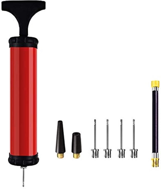 Happygetfit - Draagbare balpomp, luchtpomp inflator kit met naald ...