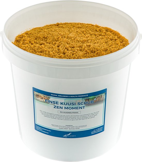 Kuusi Scrub Zen Moment 10 liter - Hydraterende Lichaamsscrub | bol
