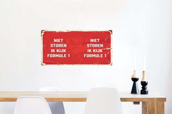 Poster Niet storen ik kijk Formule 1 - Quotes - Spreuken - Racen ...