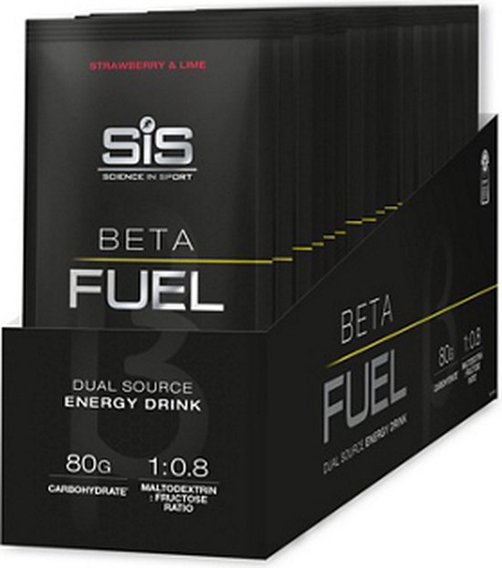 Sportdrank - SiS Beta Fuel 80 - Doos van 15 stuks - Aardbei & Citroen | bol