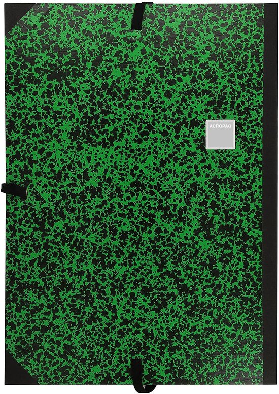 ACROPAQ Tekenmap A3+ - 34 x 48 cm, Met linten, Groen | bol.com