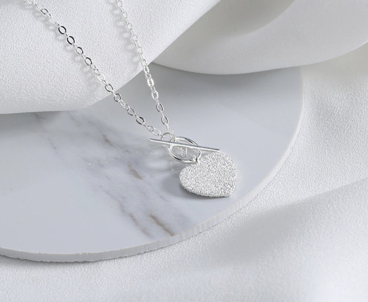 Ketting dames | zilveren dames ketting | 925 zilver | dames ketting met ...