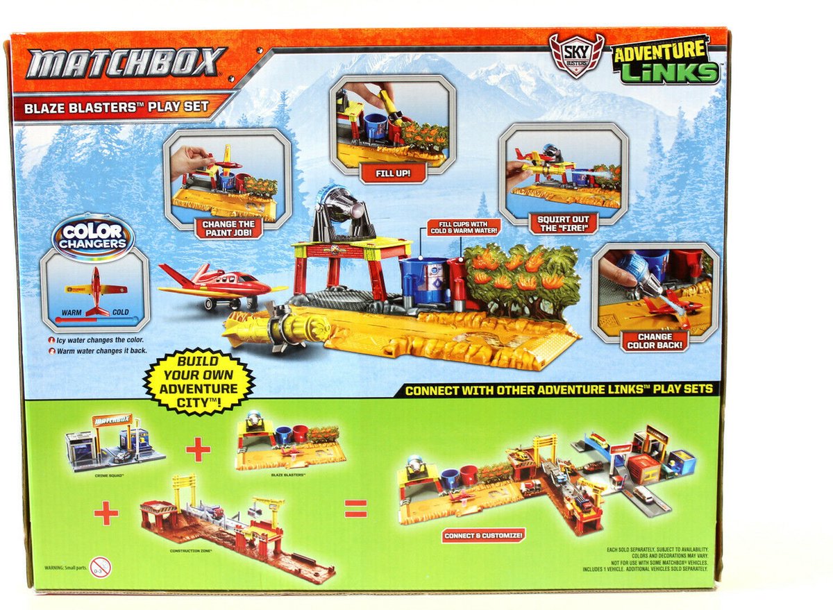 Matchbox Adventure Links Blaze Blaster | bol.com