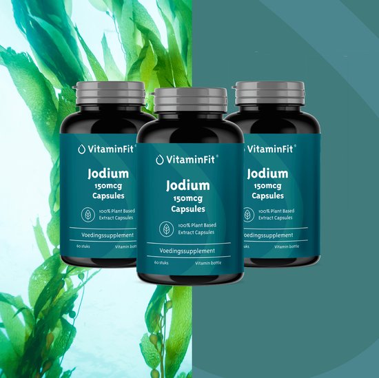 Jodium tabletten capsules 150mcg in 3 stuks pakket - 100% plantaardig ...