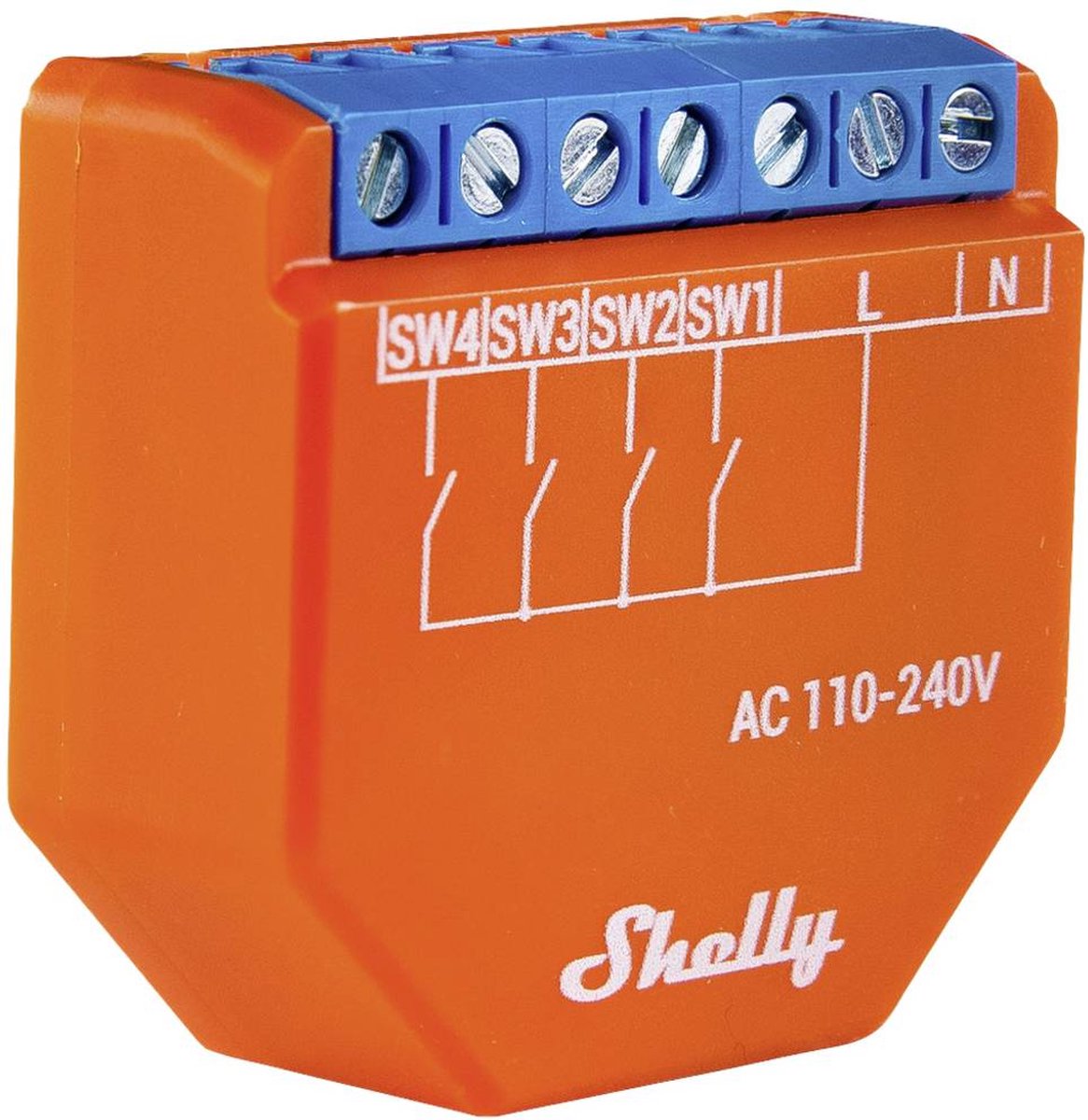 Shelly Plus i4 Shelly Controller WiFi, Bluetooth | bol.com