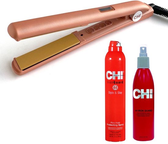 CHI Stijltang G2 Limited Edition Frosé + CHI Iron Guard set | bol
