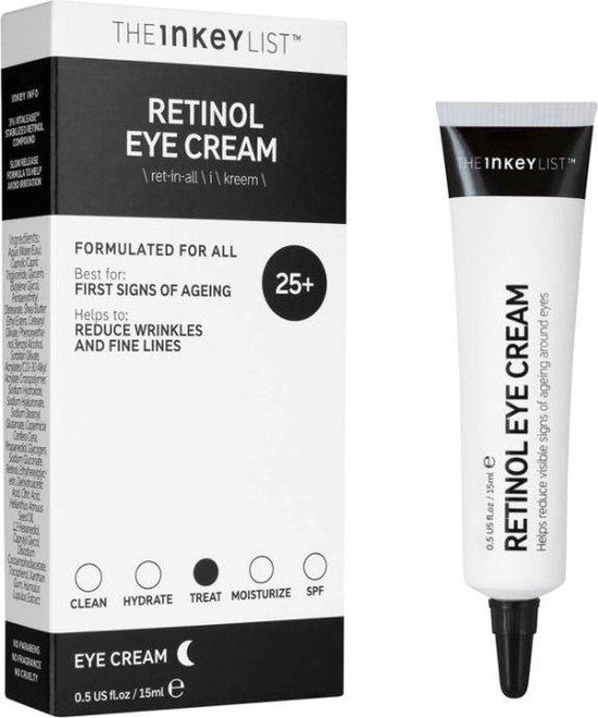 The INKEY List Retinol Eye Cream 15ml - oogcrème - oogverzorging | bol