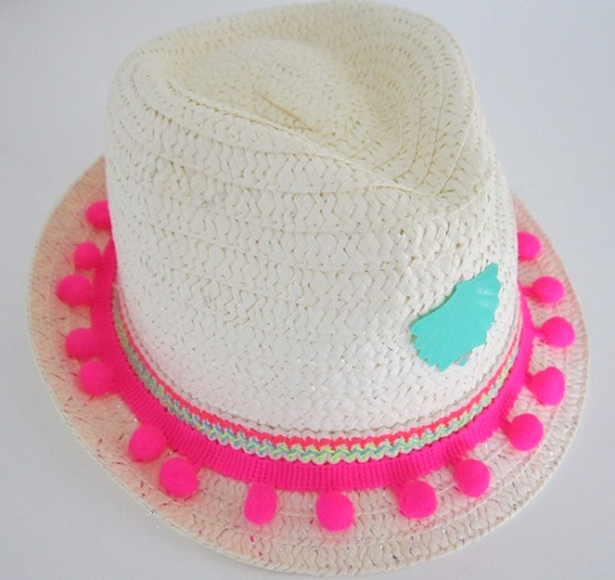 Zonnehoed, zomerhoed, strandhoed, Boho/Ibiza maat 52 cm (binnen-omtrek ...