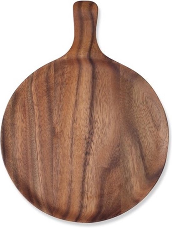 Stuff Basic Plato houten ronde plank D25cm sheesham | bol.com