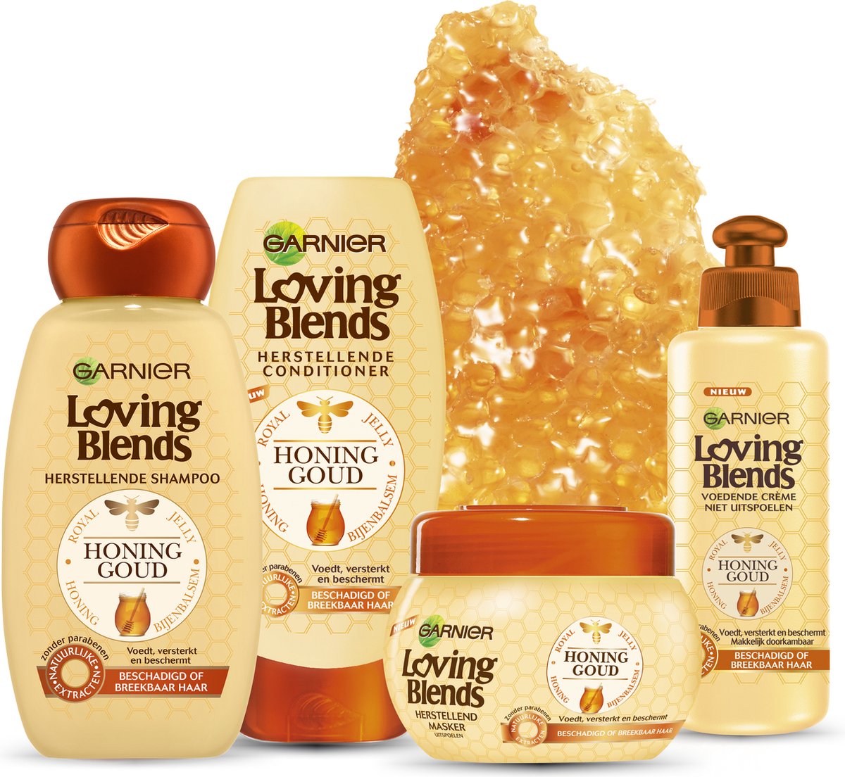 Garnier Loving Blends Honing Goud Conditioner - 3 x 200 ml ...
