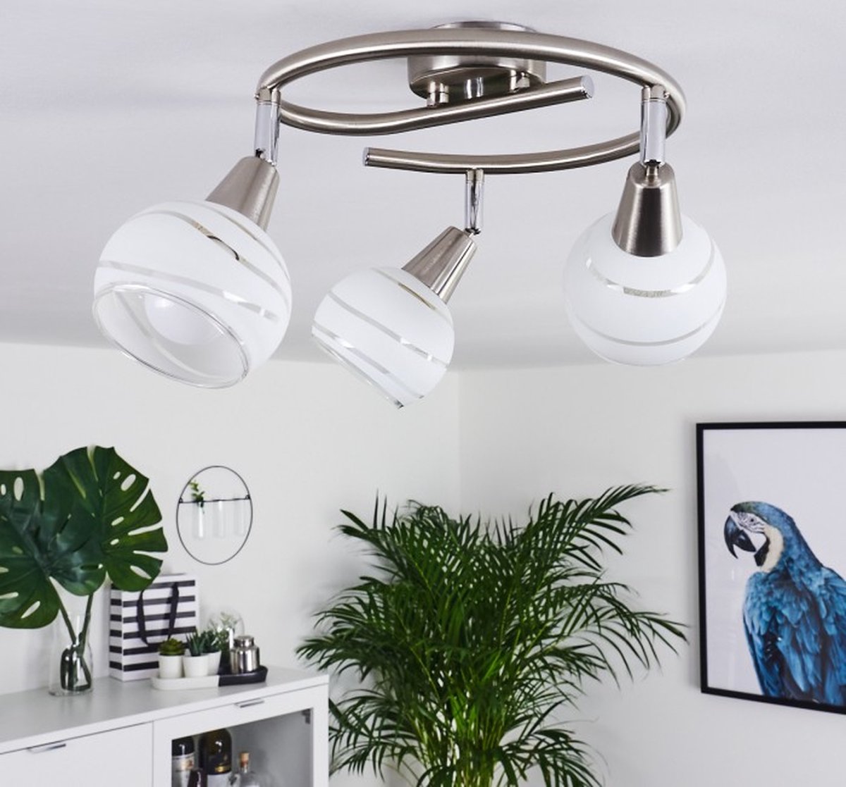 Moderne Ledlamp - Ronde Plafondlamp - Verstelbare lamp - Draailamp ...