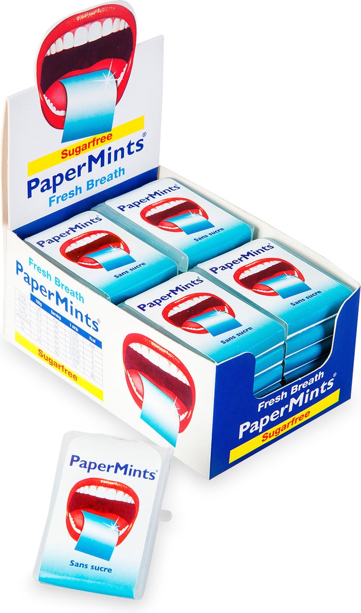 PaperMints Strips Display - 24 Stuks | bol