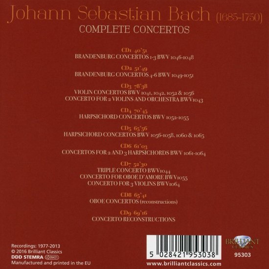 Pieter-Jan Belder - J.S. Bach: Complete Concertos (CD), Musica Amp | CD (album) | Muziek | bol