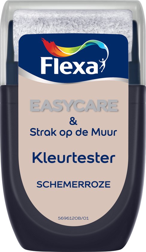 Flexa - Strak op de Muur - Muurverf - Mat - Kleurtester - Schemerroze ...