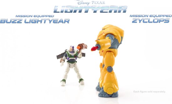 Pixar Lightyear Cyclops - Actiefiguur met Bewegingen - 12 cm | bol.com