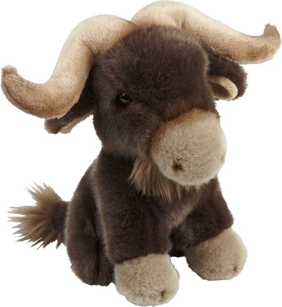 Ravensden Pluche waterbuffel knuffel - Bruin dier speelgoed voor ...