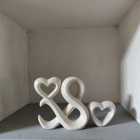 Keramiek Beeld Liefde Hart Samenwonen Trouwen Landelijke Moderne Stijl ...