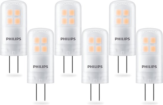 Philips CorePro GY6.35 LED Lamp - 1.8W - Extra Warm Wit - Vervangt 20W - 6-Pack | bol.com