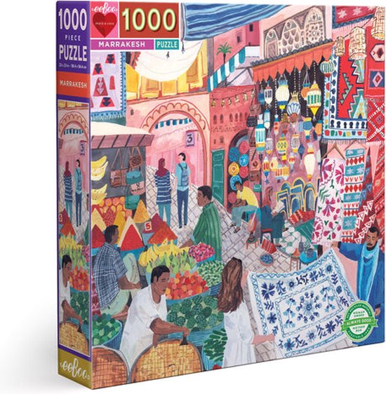 eeBoo Marrakesh Legpuzzel 1000 stuk(s) Kunst | bol.com