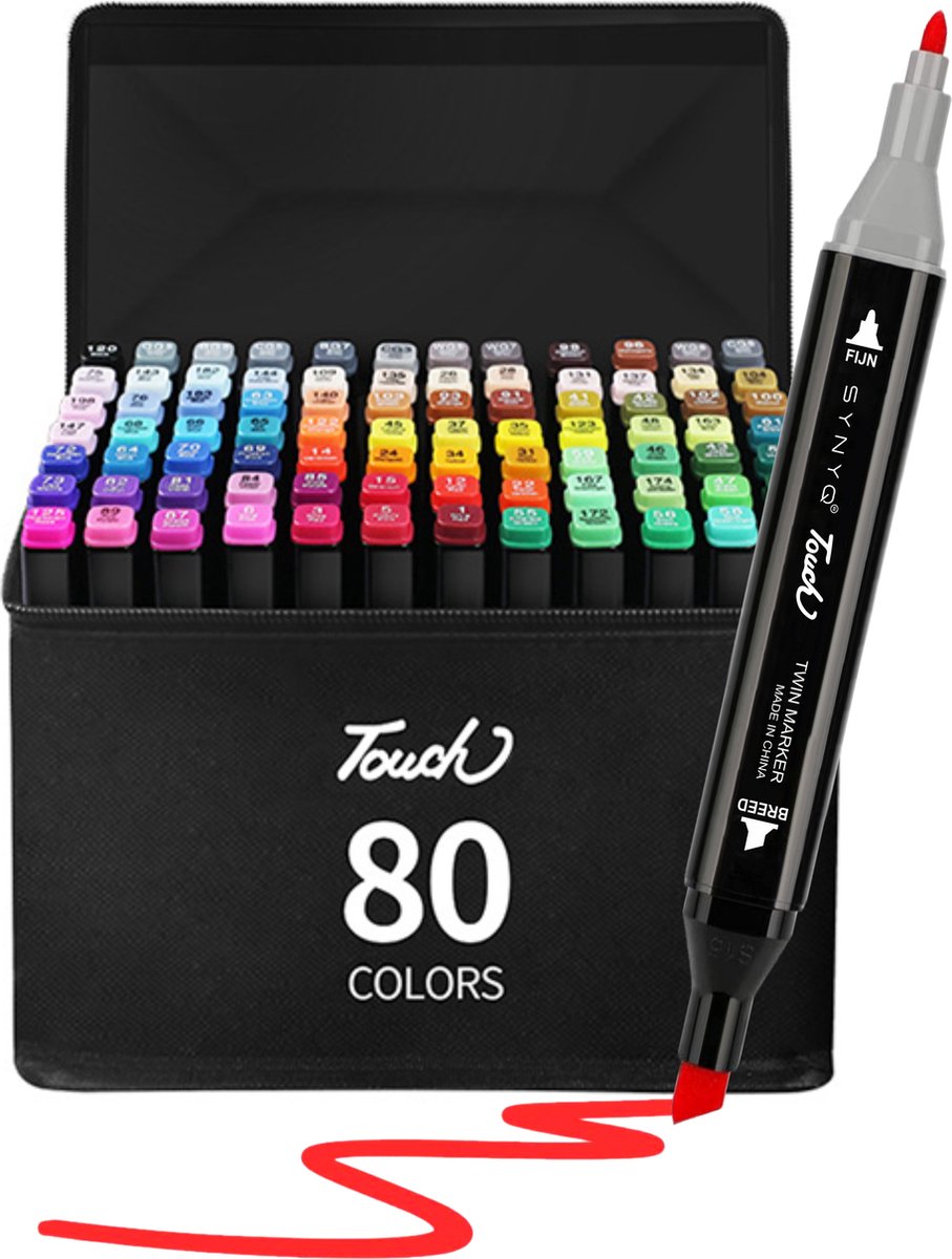 Synyq Twinmarkers - Markeerstiften - Dual-Tip markers - Dubbelzijdige ...