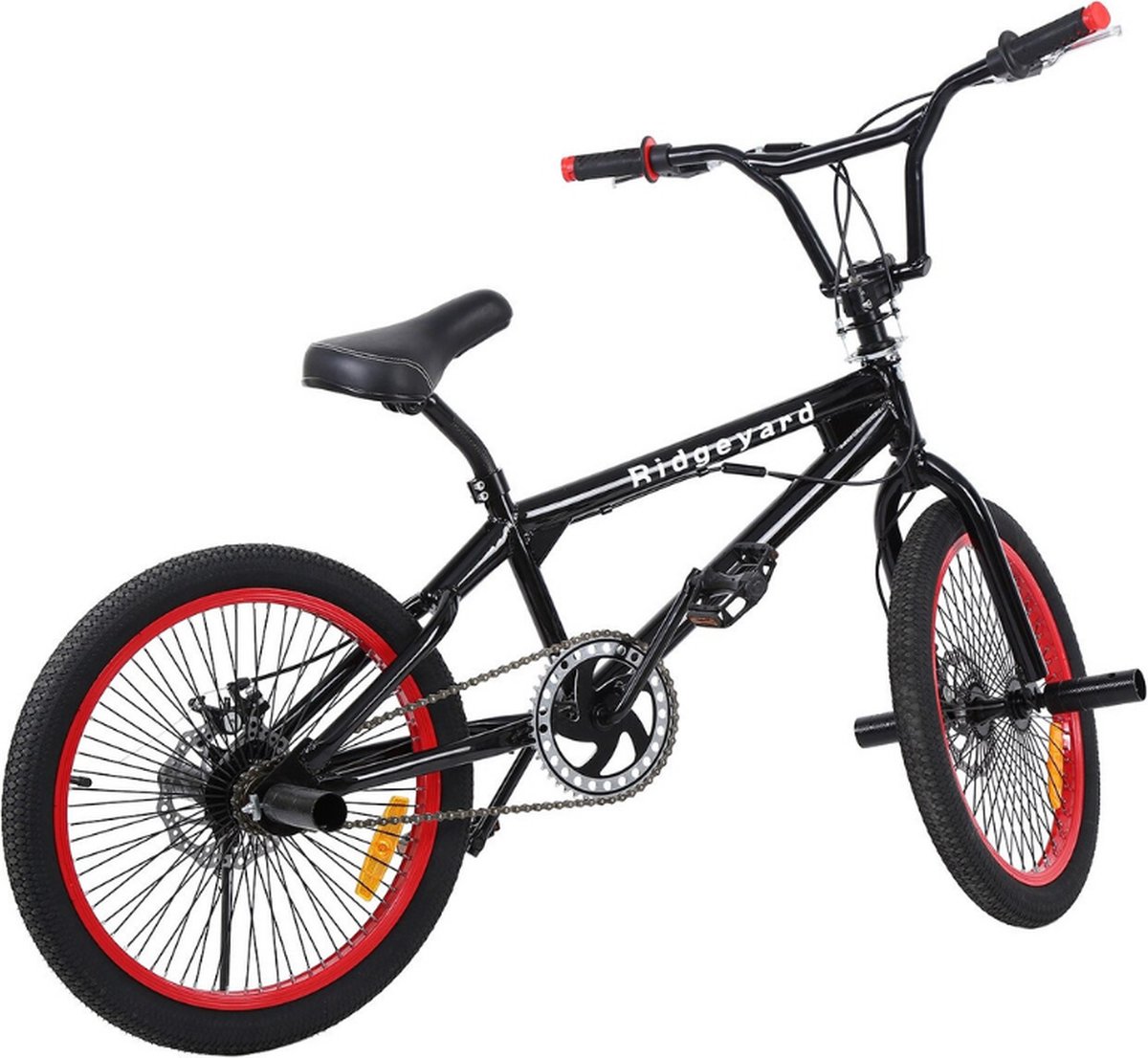 Fcity BMX fiets - Fietscross - Crossfiets - 20 Inch - Zwart - Unisex ...