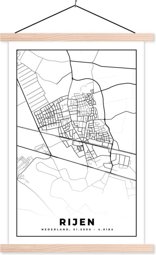 Posterhanger incl. Poster - Schoolplaat - Rijen - Plattegrond ...