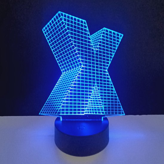 3D LED Lamp - Letter - X | bol