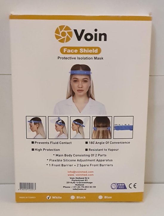 Face Shield-voin - isolation mask | bol.com