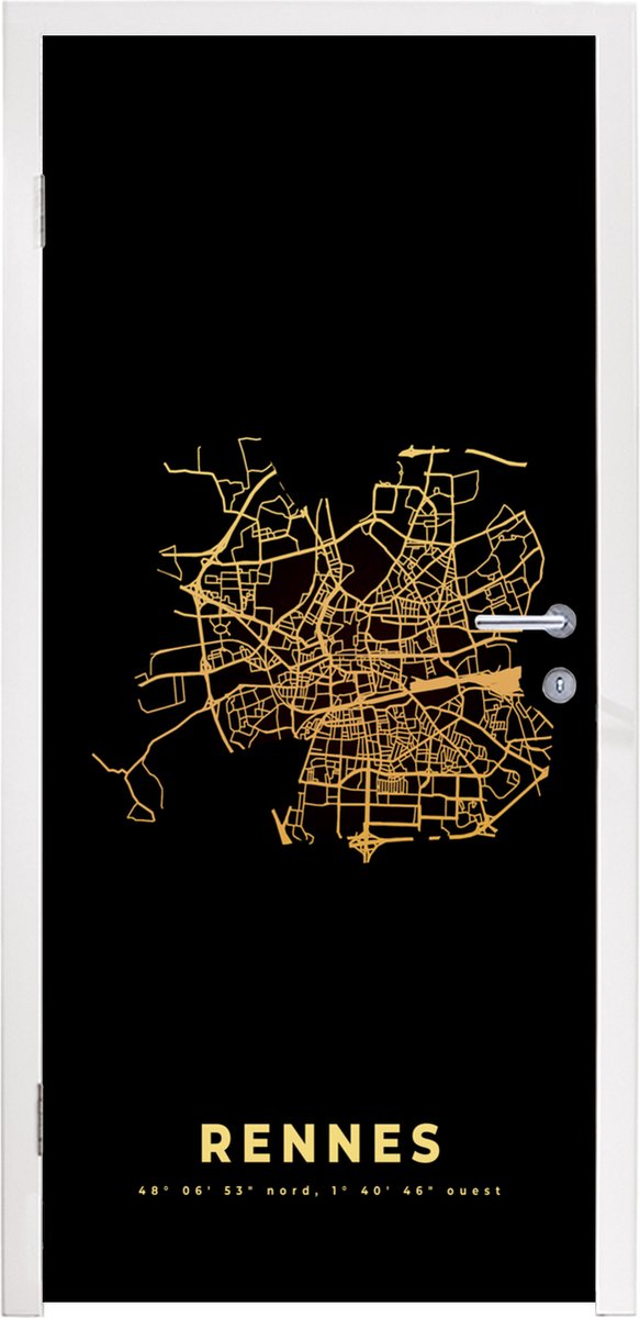 Rennes – Frankrijk - Kaart – Stadskaart – Plattegrond Aluminium | bol.com