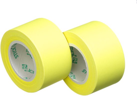 Stick'n Roll note - 25mmx10m - Navulling - 2 rollen - Neon geel ...