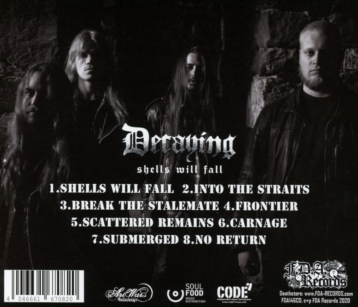 Shells Will Fall, Decaying | CD (album) | Muziek | bol