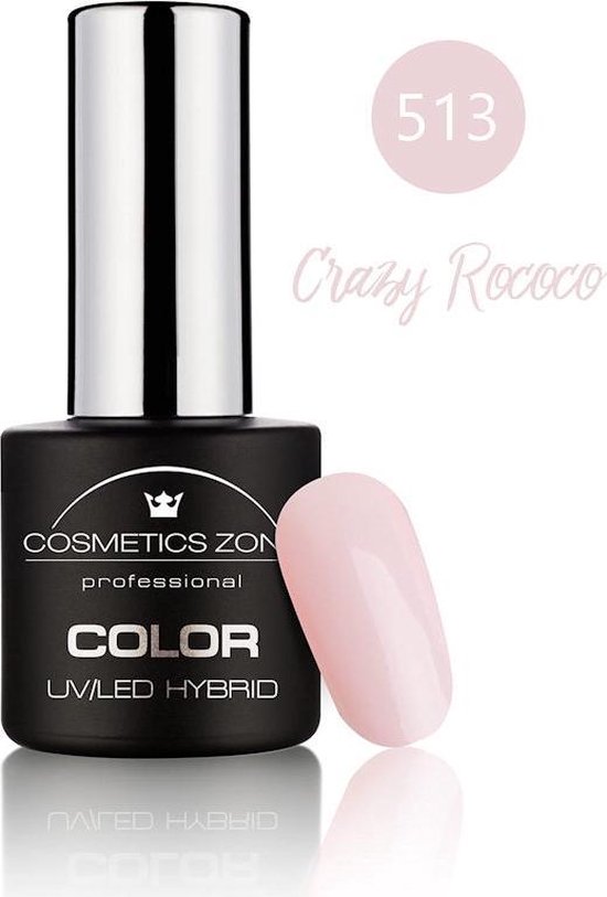 Cosmetics Zone UV/LED Hybrid Gel Nagellak 7ml. Crazy Rococo 513 | bol.com