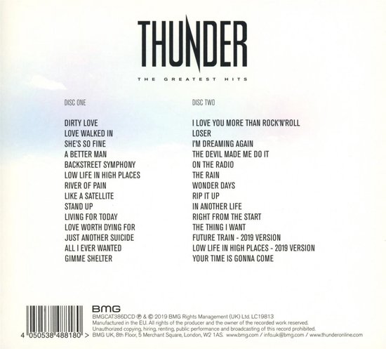 The Greatest Hits, Thunder | Muziek | bol