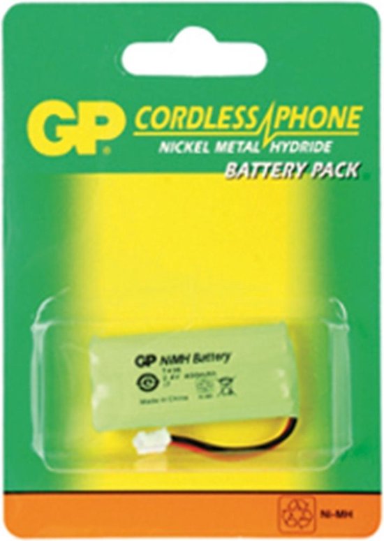 Gp ACCU-T436 Batterijpack Dect Telefoons Nimh 2.4 V 500 Mah | bol