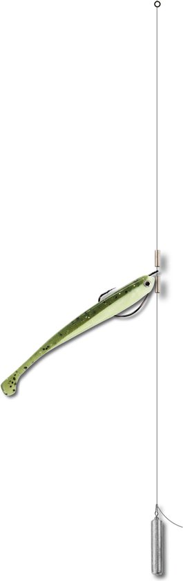 TF Drop Shot leader - Snoekbaars/Baars - Maat 2/10g - Groen - 10 x 2 ...