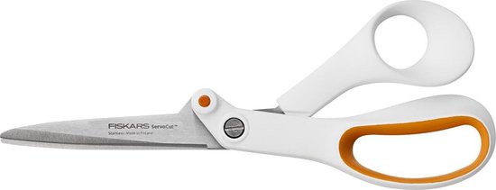 Fiskars Amplify schaar - Stofschaar met Softgrip - 21cm | bol.com