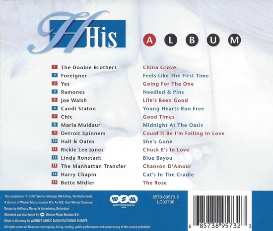 His Album, various artists | CD (album) | Muziek | bol.com