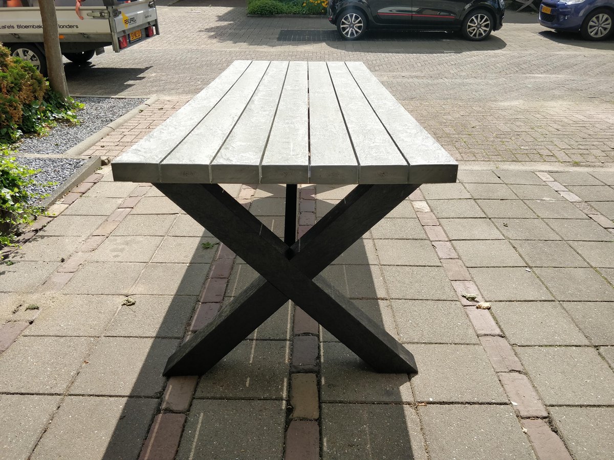 Oxford XL Tuintafel 220cm Massief kunststof Gerecycled | bol.com
