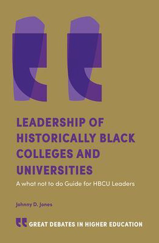 Leadership of Historically Black Colleges and Universities ...