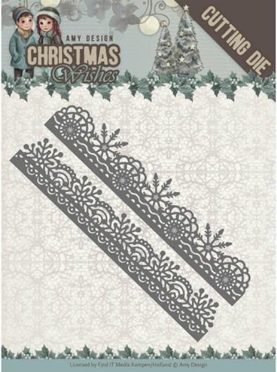 Dies - Amy Design - Christmas Wishes - Snowflake Borders | bol.com