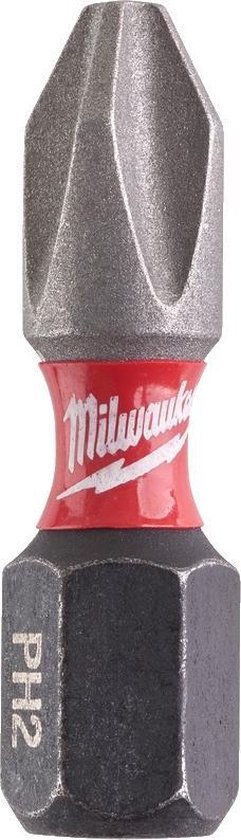 Milwaukee Shockwave Impact Duty™ schroefbits Shockwave PH2 x 25 mm - 2 ...