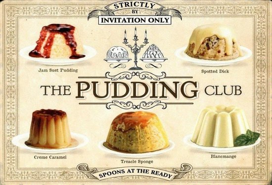Wandbord Cafe Pub Restaurant Keuken - The Pudding Club | bol