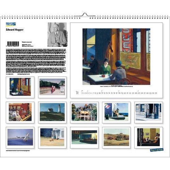 Edward Hopper Kalender 2021 | bol.com