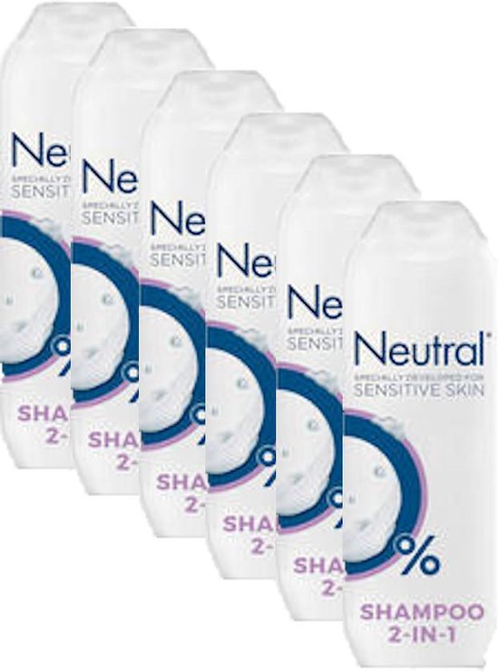 Neutral - Shampoo - 2in1 - 250ml x 6 | bol