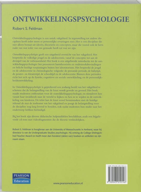 Ontwikkelingspsychologie | 9789043010146 | Feldman Robert | Boeken | bol